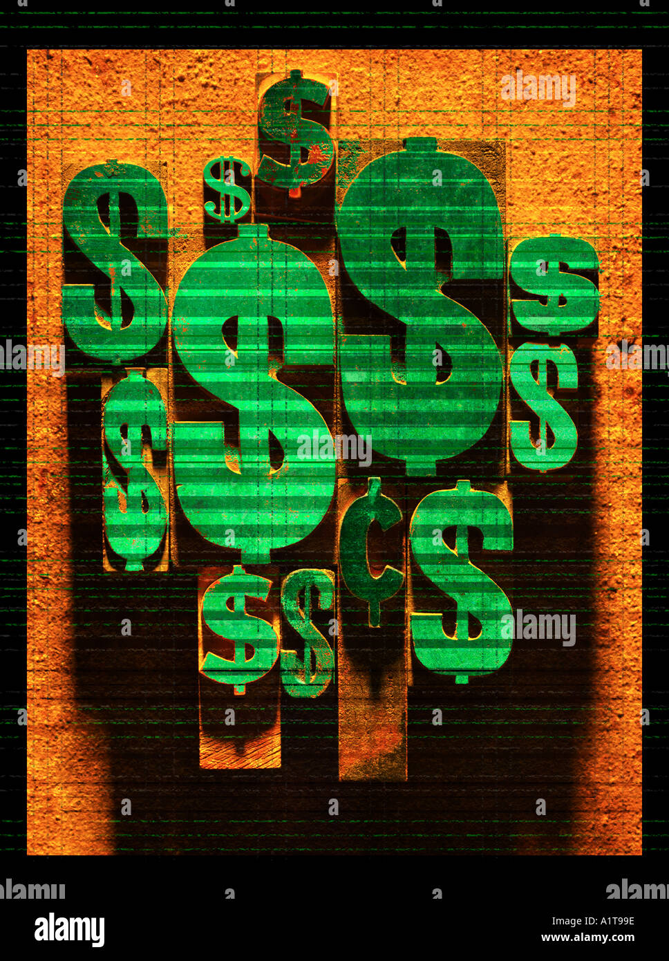 Dollar signs background Stock Photo - Alamy