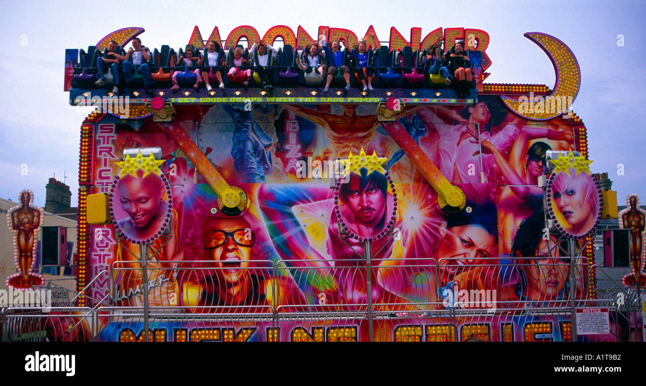 Fun fair ride Great Yarmouth Norfolk England Stock Photo - Alamy