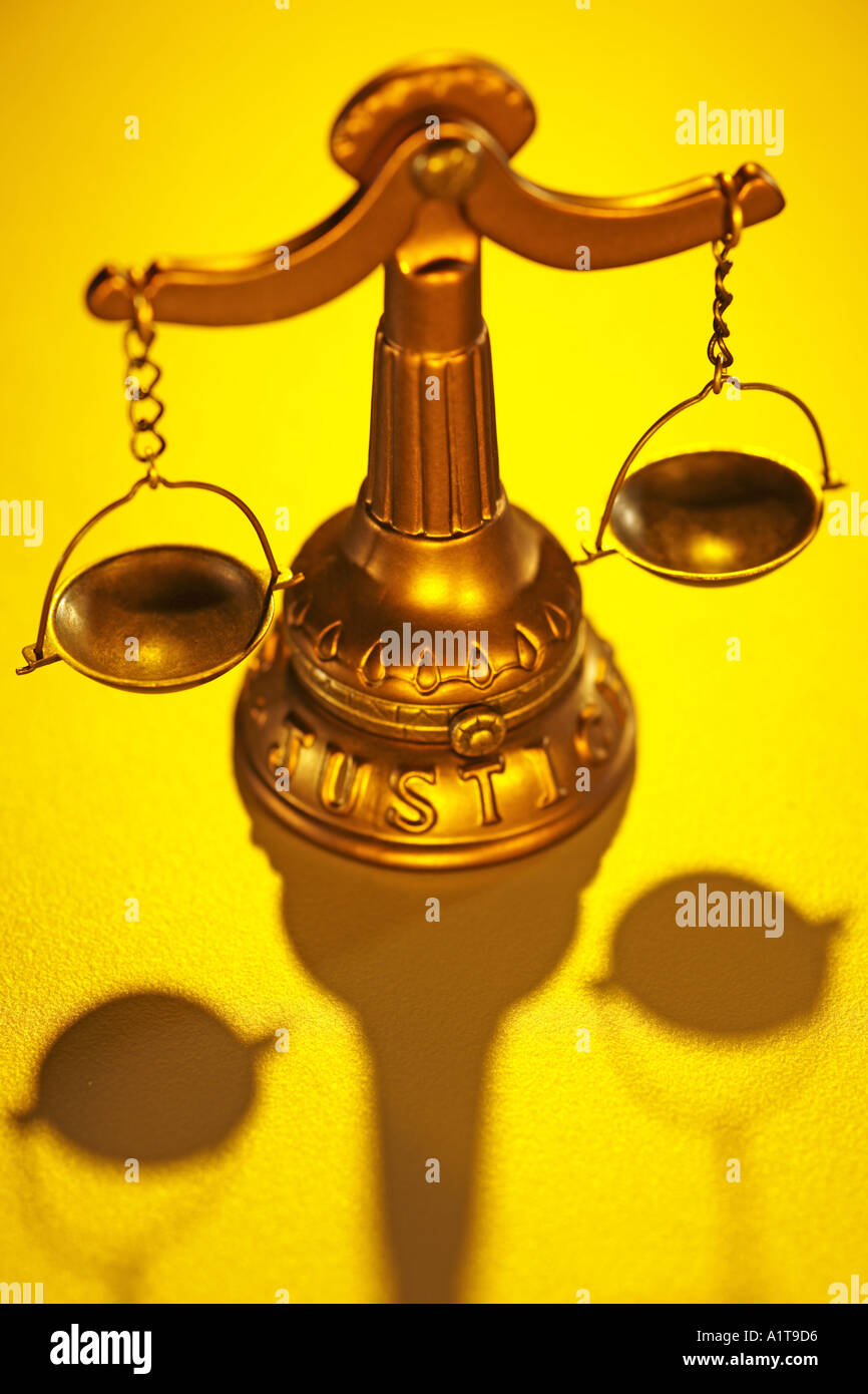 Scales of Justice Stock Photo - Alamy