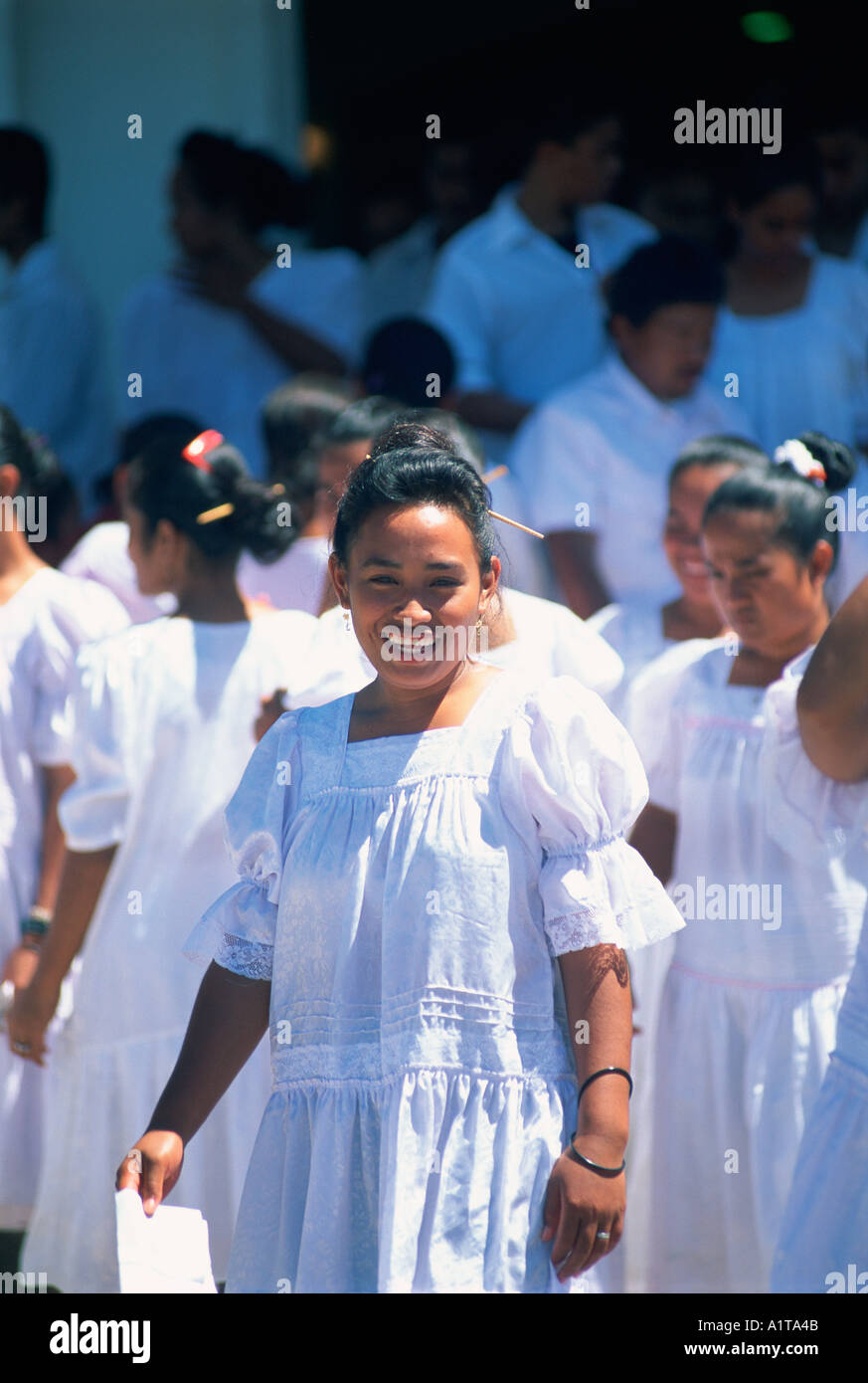 Micronesia kosrae children people hi-res stock photography and images ...