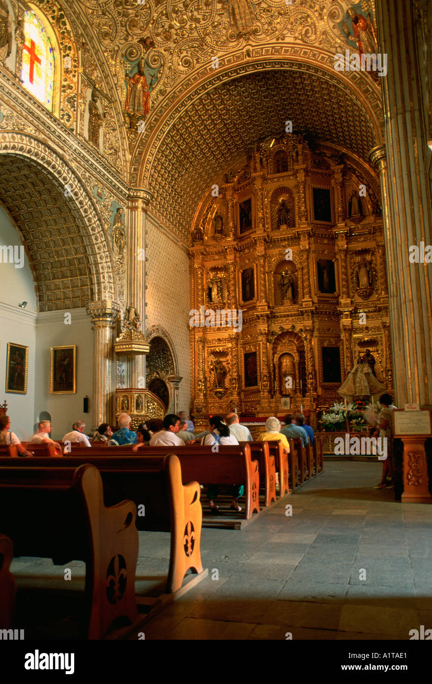 Santo Domingo Church Oaxaca Mexico Stock Photo - Alamy