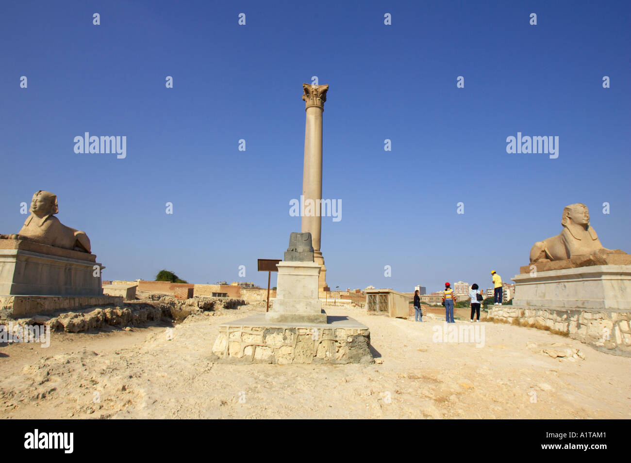 Alexandria column hi-res stock photography and images - Alamy