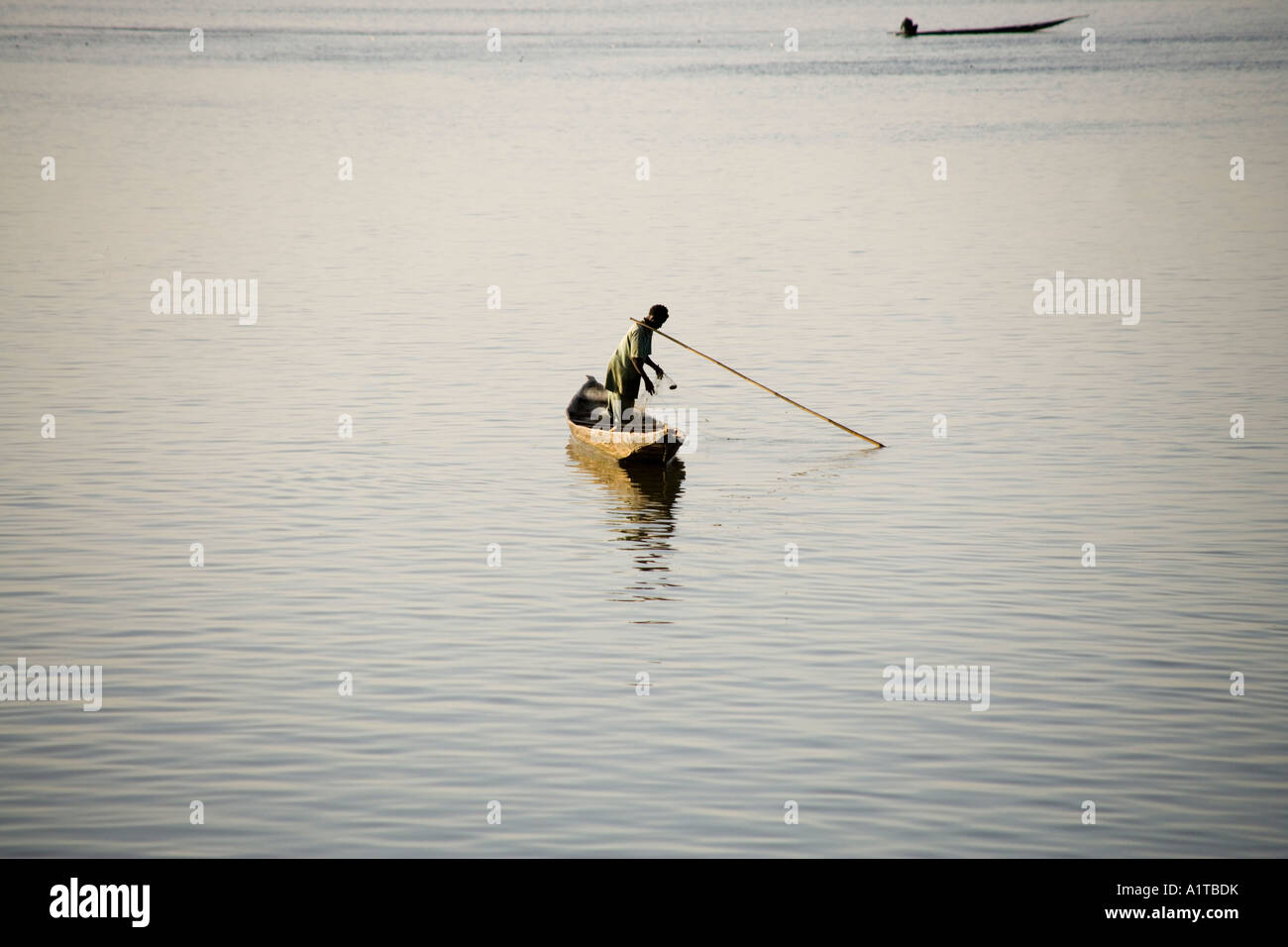 Pirogue on the Niger river at Segou, Mali, West Africa Stock Photo - Alamy