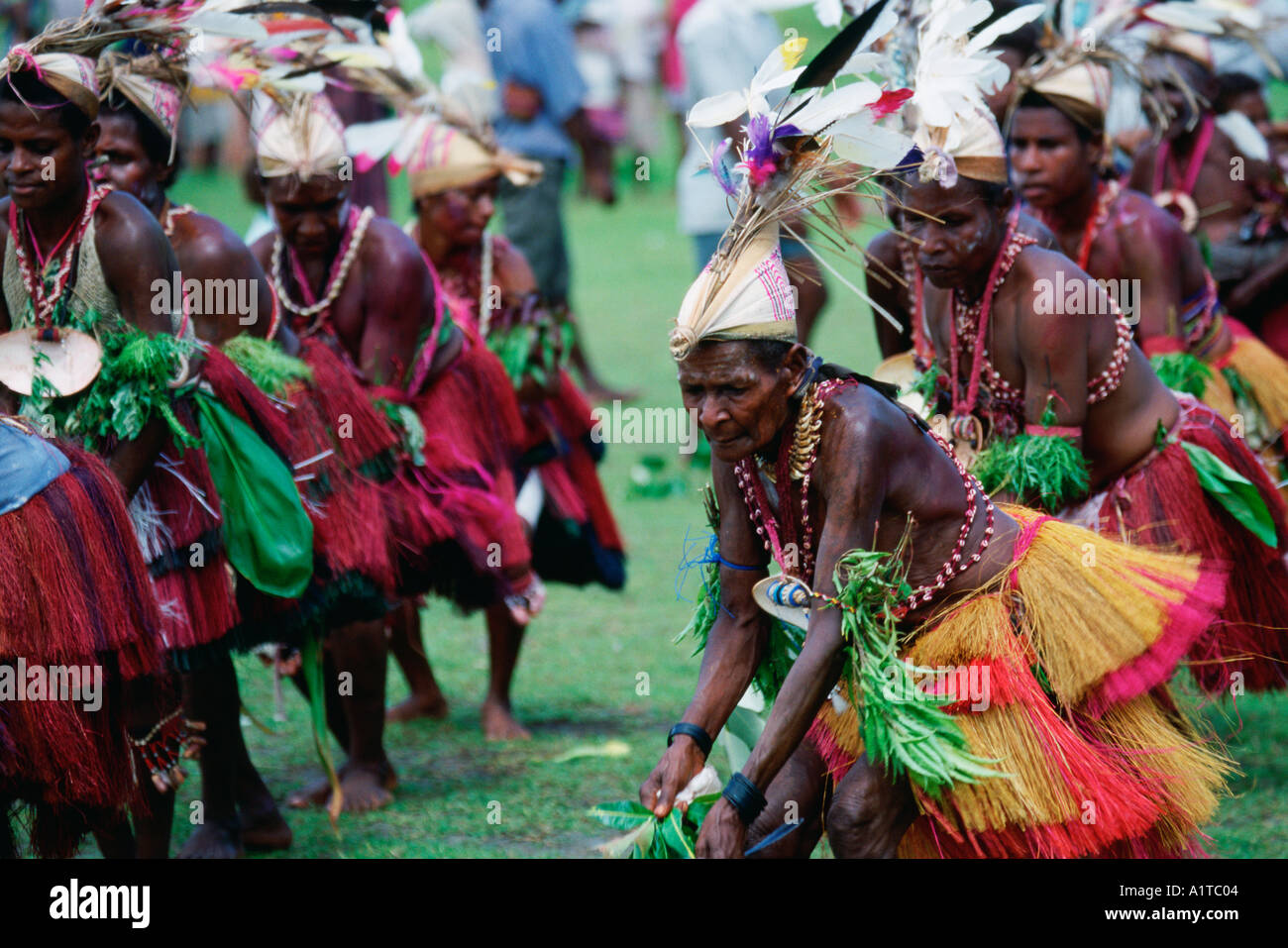 Village on Murik Lake Papua New Guinea editorial use only no model ...