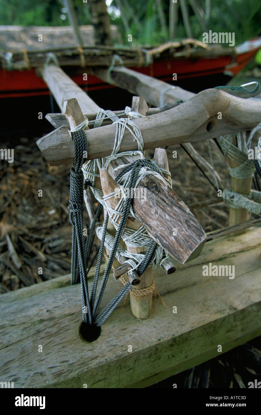 Canoe Ifalik Island Yap Micronesia Stock Photo - Alamy
