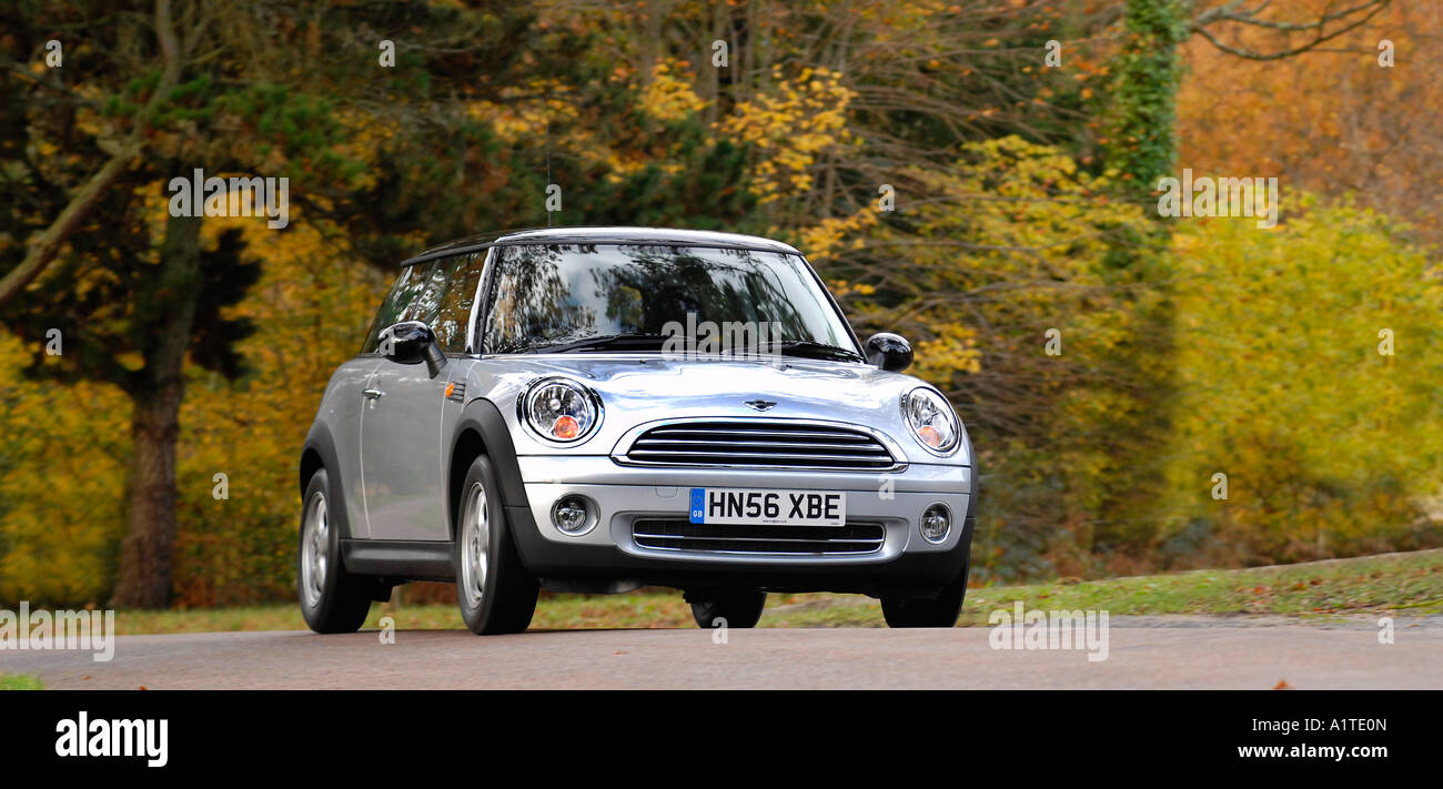Mini cooper car silver hi-res stock photography and images - Alamy