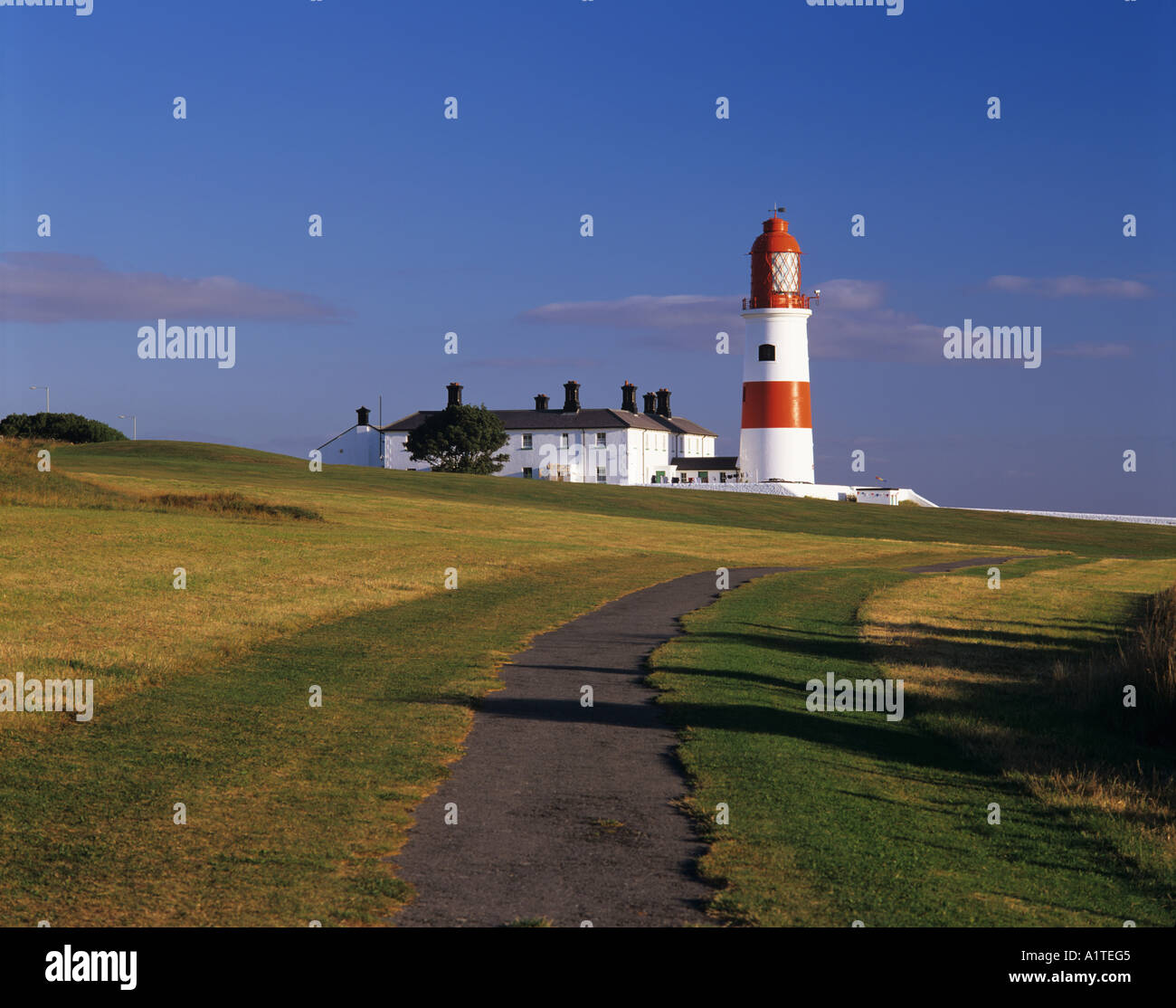 Souter lighthouse trail hi-res stock photography and images - Alamy