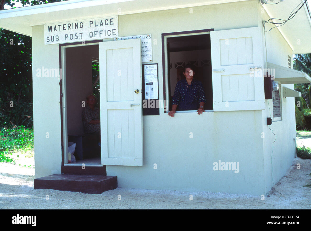 Small post office Cayman Brac Stock Photo - Alamy