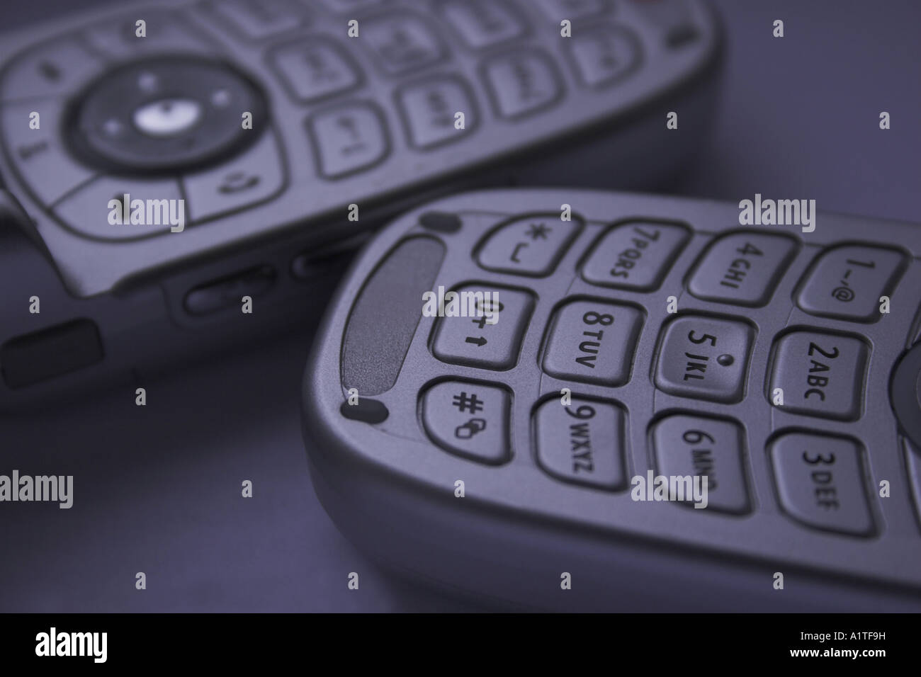 Two Mobile phone handsets Stock Photo - Alamy