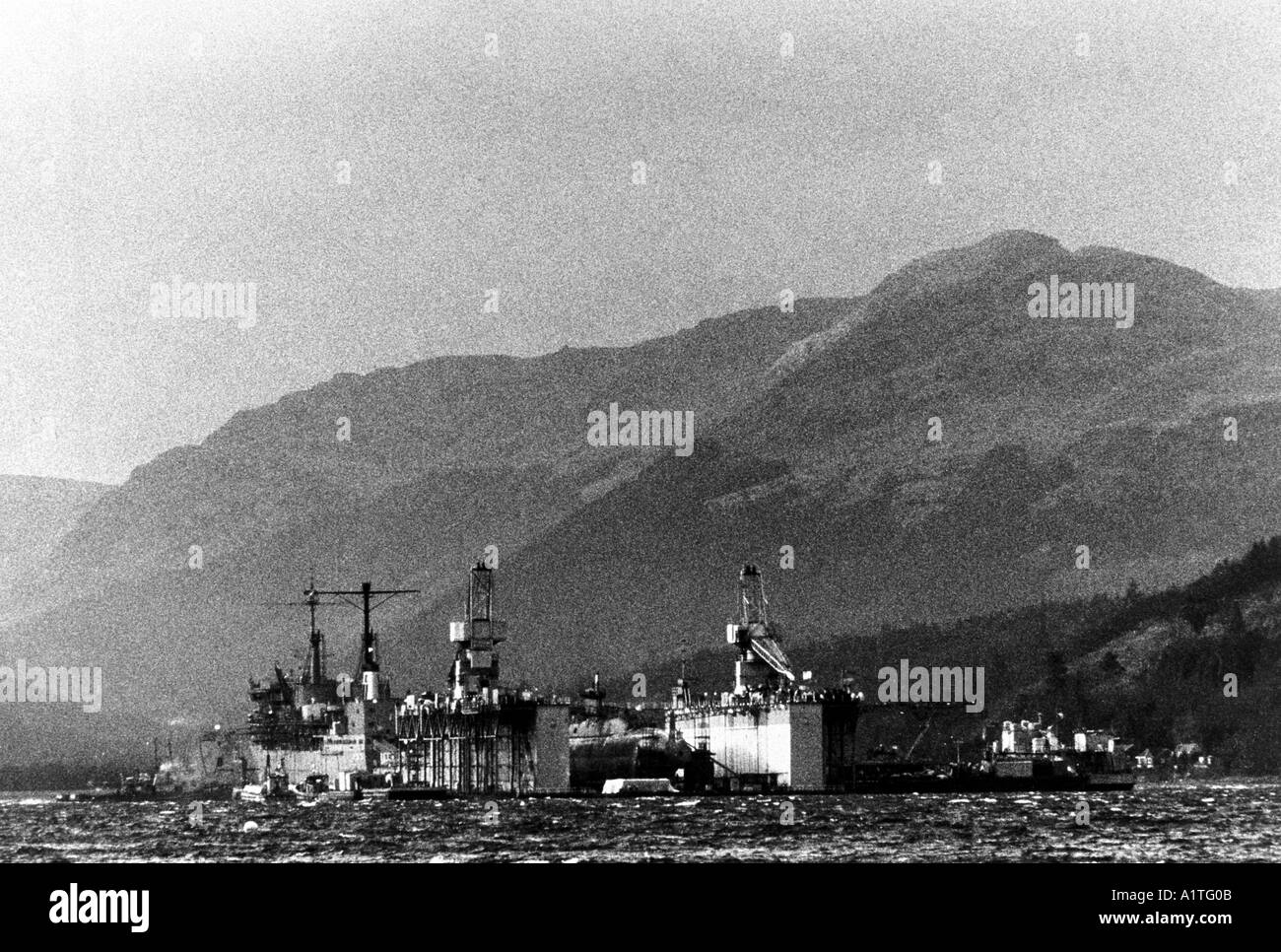 HOLY LOCK NAVAL BASE SCOTLAND 1991 Stock Photo - Alamy