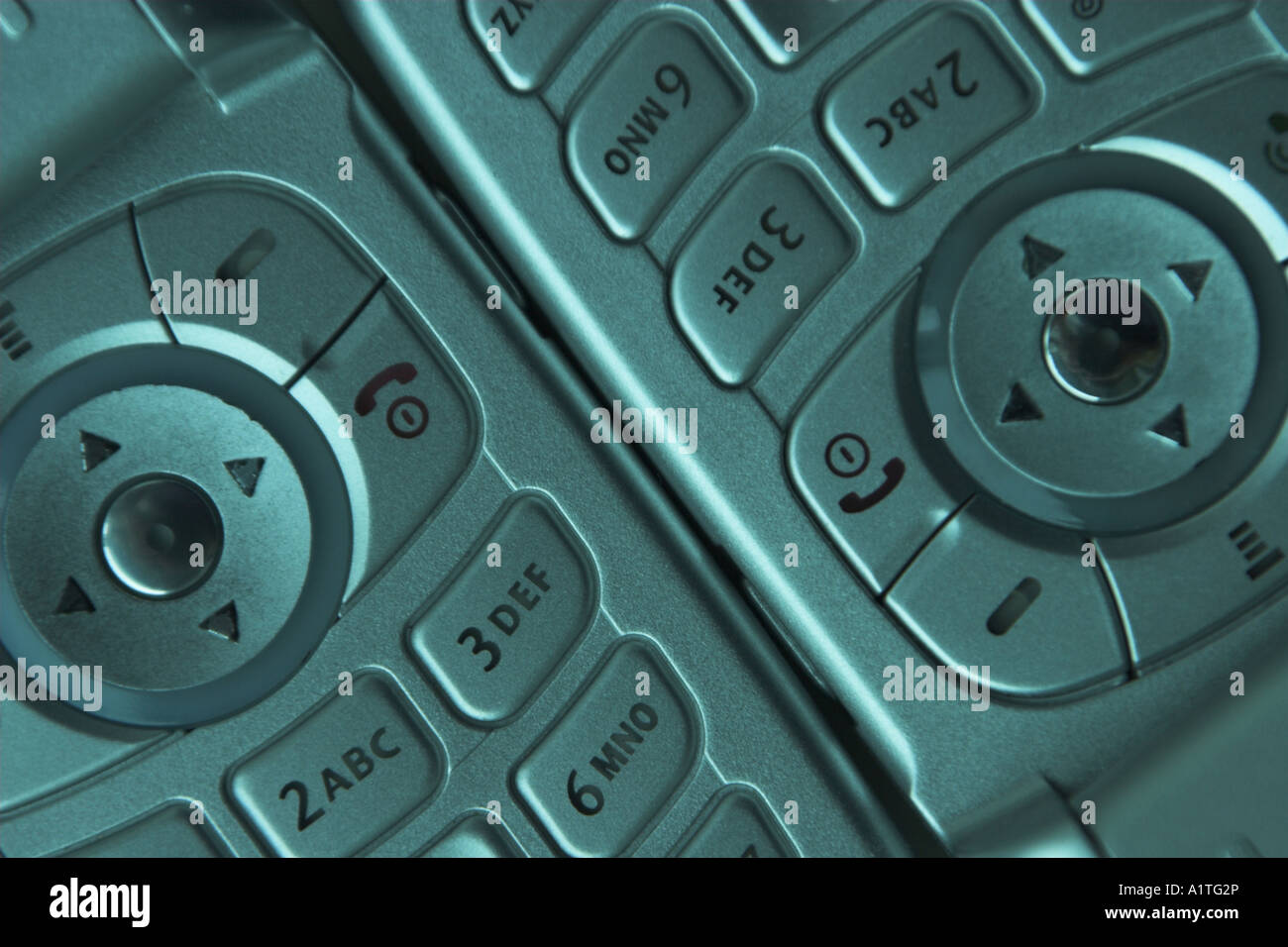 Two Mobile phone handsets Stock Photo - Alamy
