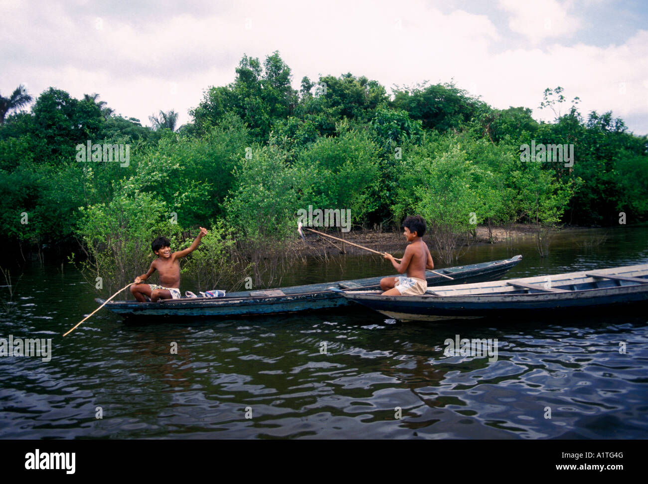 Amazonian boys hi-res stock photography and images - Alamy