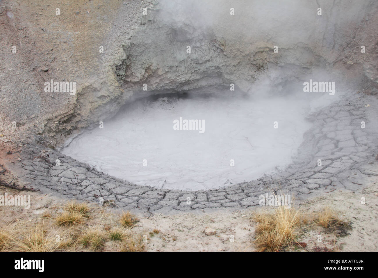 Yellowstone National Park, geothermal features Stock Photo - Alamy