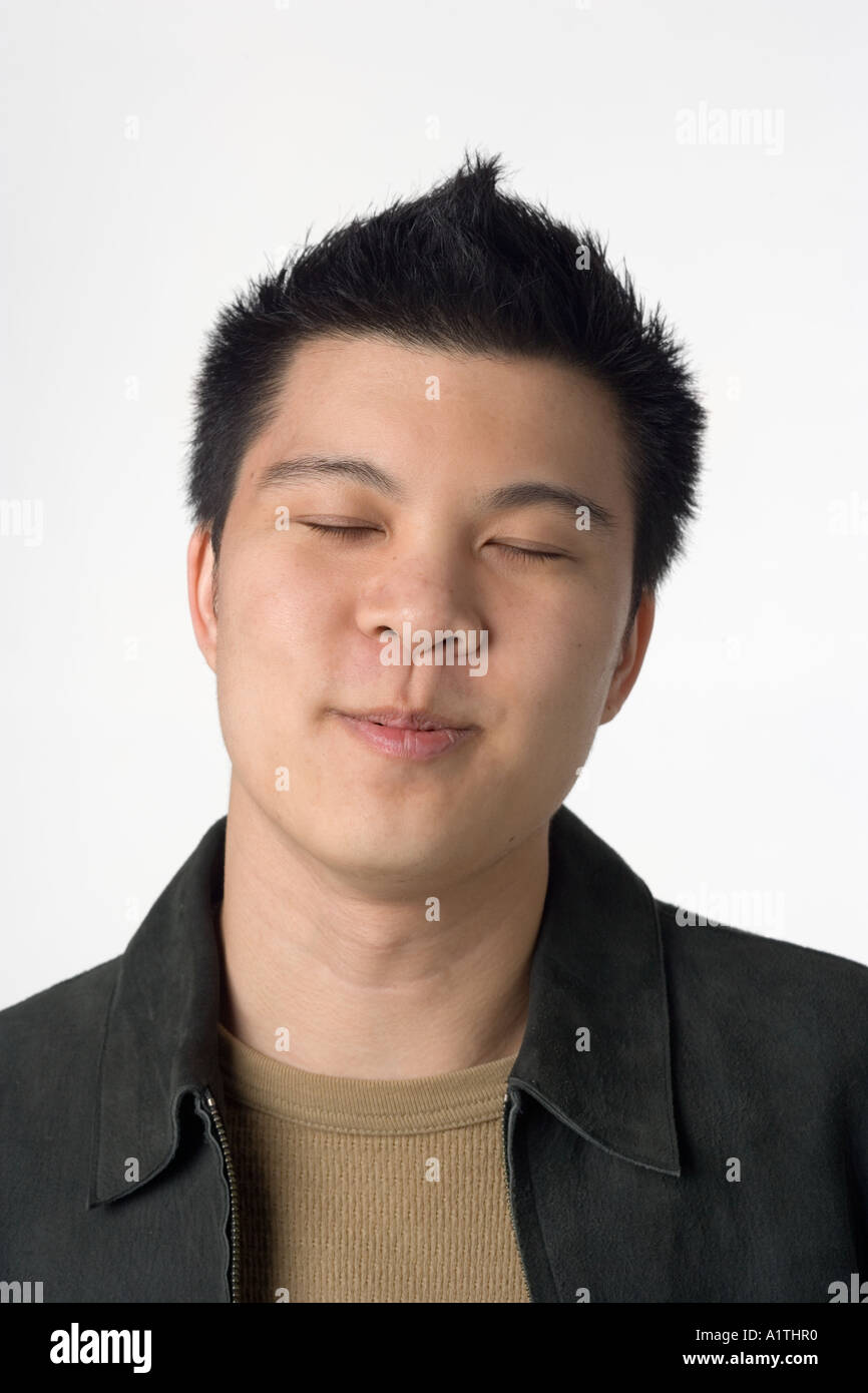 Portrait Asian man Stock Photo - Alamy