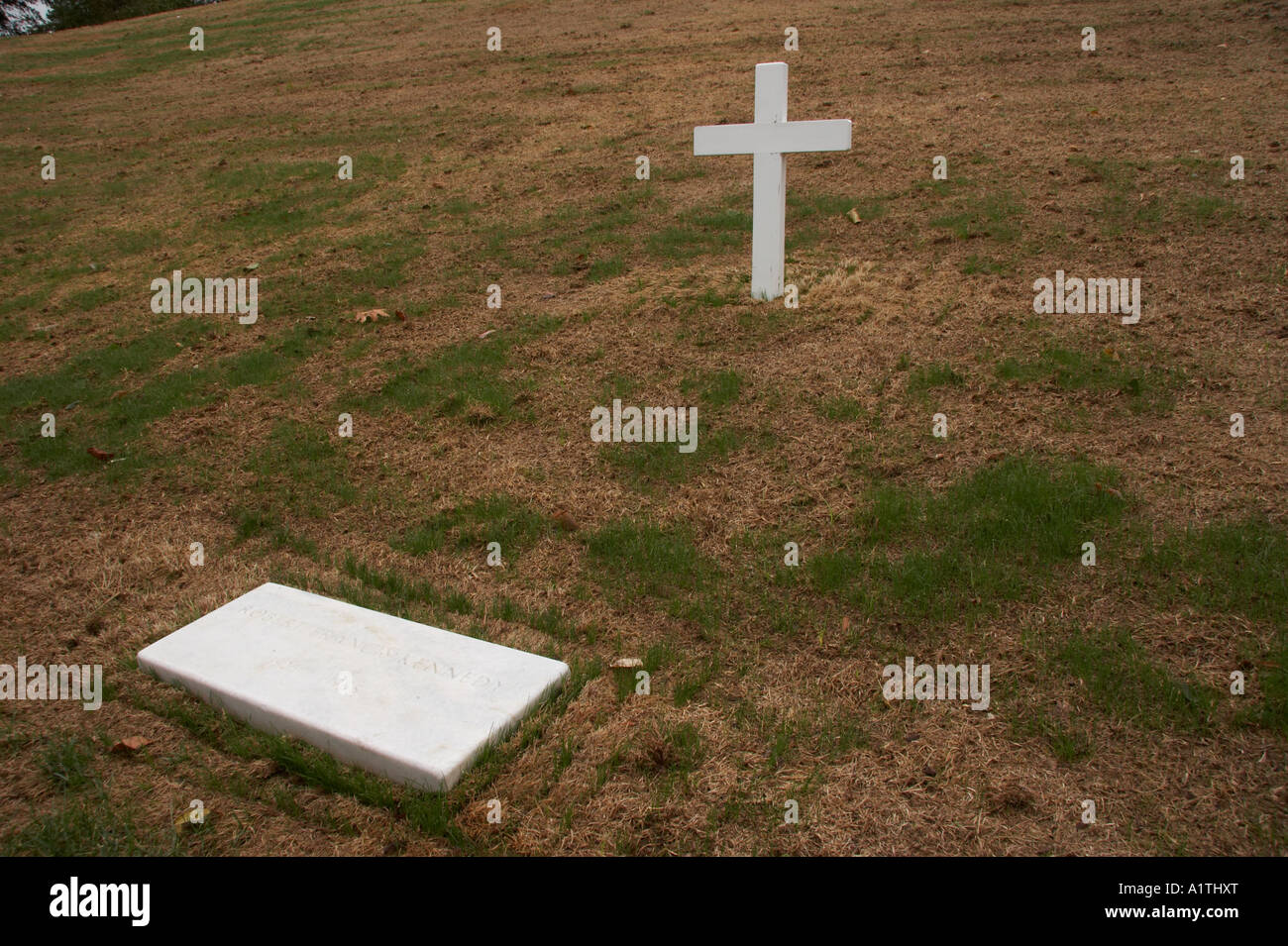 Arlington National Cemetery, grave of Robert Kennedy the brother of ...