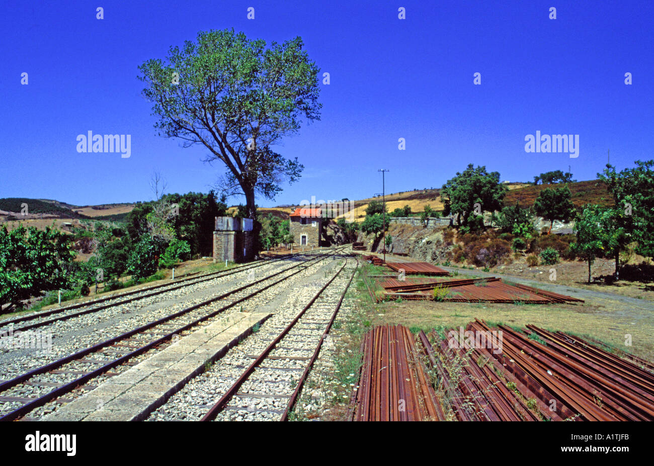 railway track without train perspective lines suggest destiny progress ...