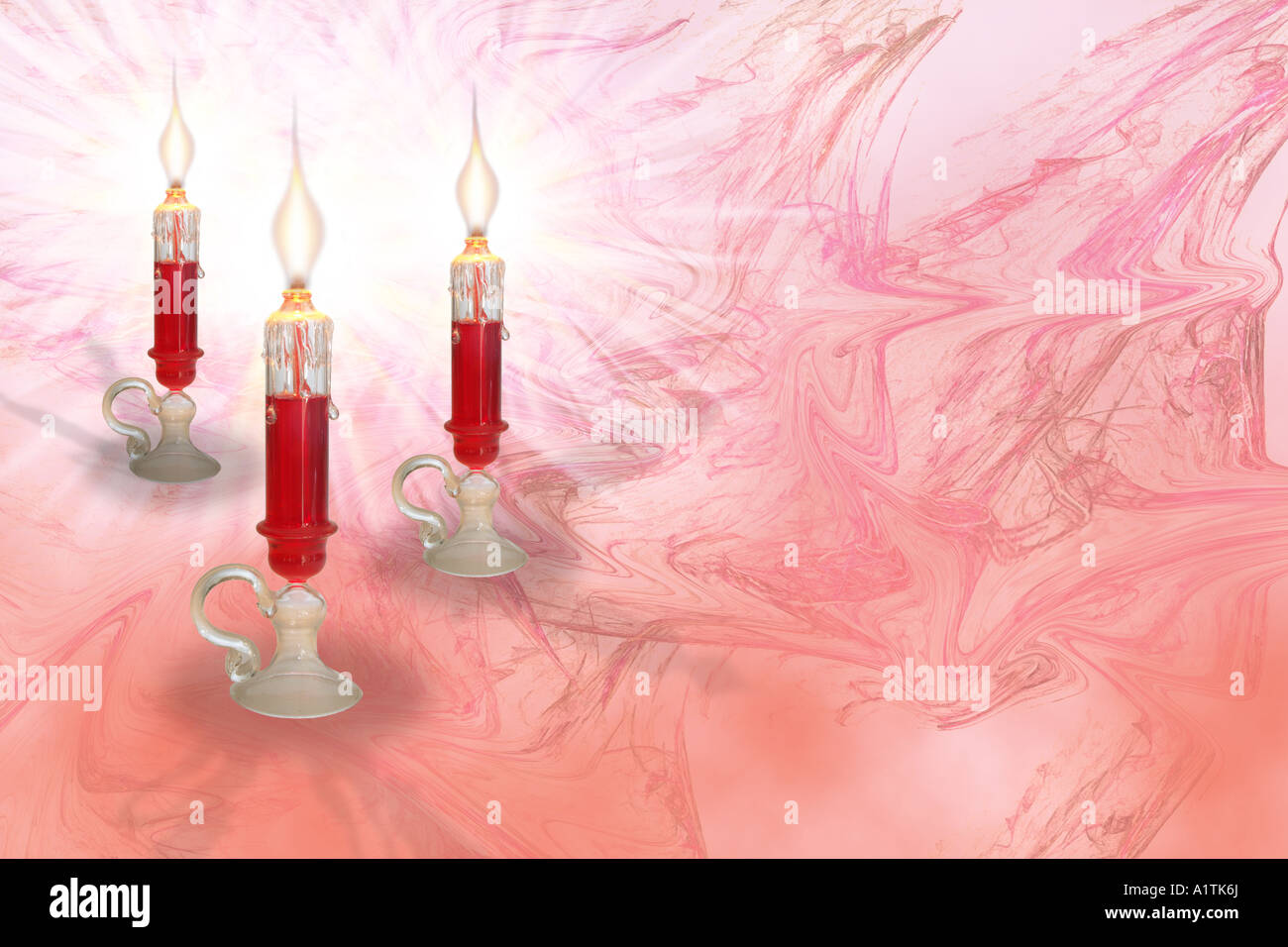 Trio of candles hi-res stock photography and images - Alamy