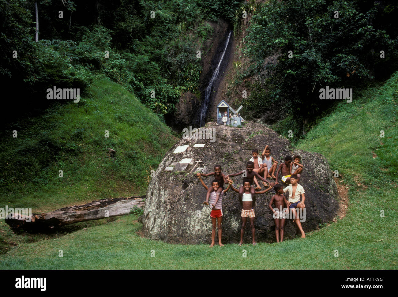 Brazilian boys, children playing, Salvador da Bahia, Bahia State ...