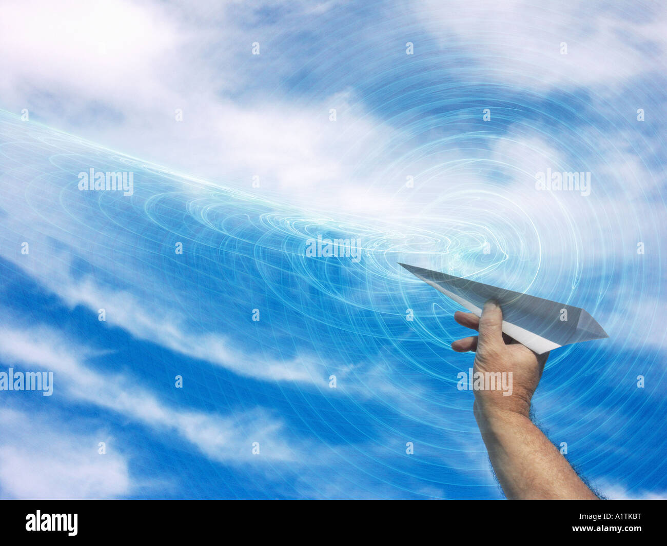 Air flow lines airplane hi-res stock photography and images - Alamy