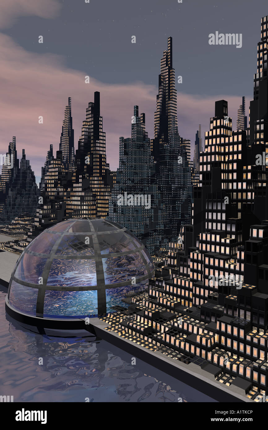 Megacity skyline hi-res stock photography and images - Alamy