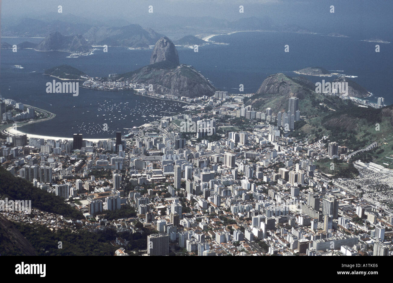 Landscape view buildings mountains hi-res stock photography and images ...