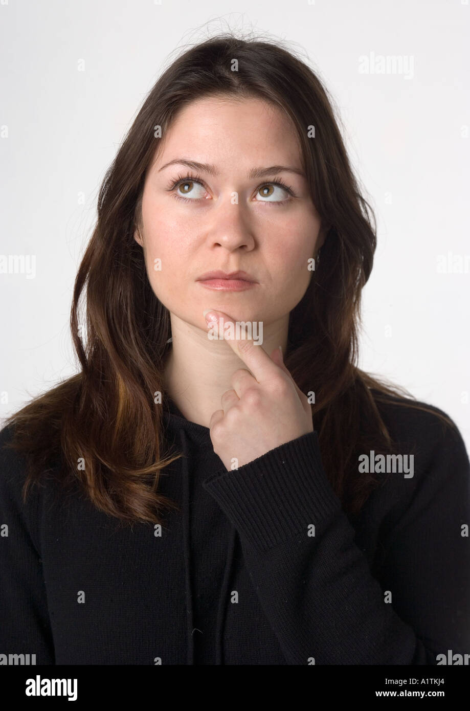 Woman female single one person alone caucasian Cut Out Stock Images ...