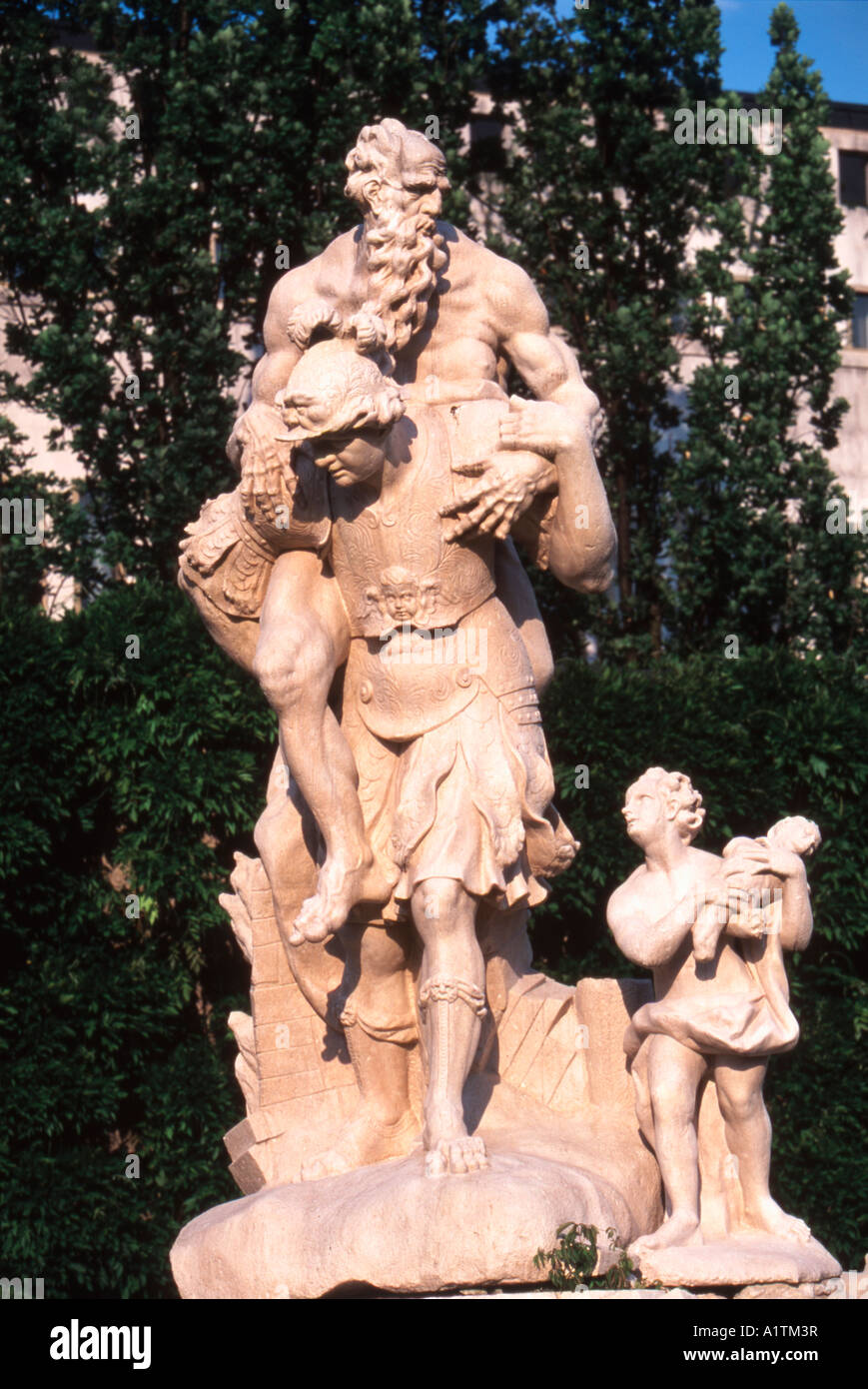 Statue Salzburg Austria Stock Photo - Alamy