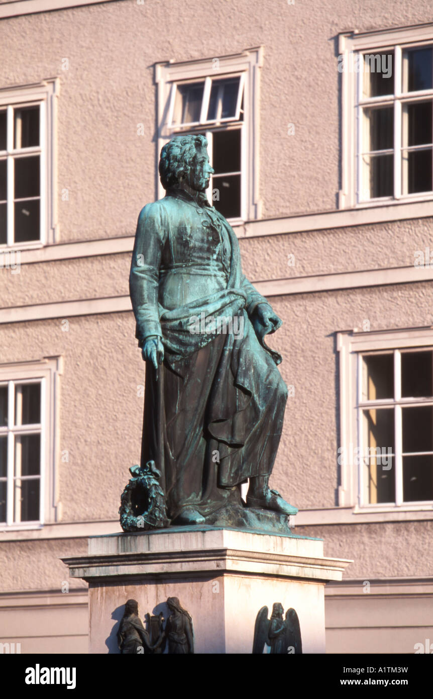 Statue Salzburg Austria Stock Photo - Alamy