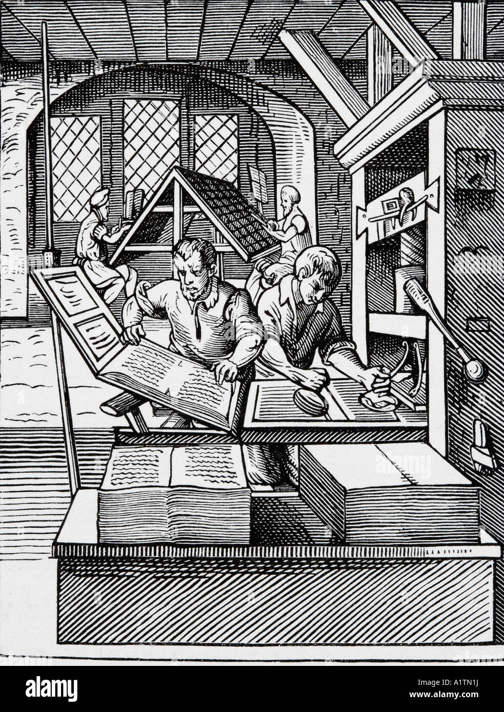 Book printing 16th century hi-res stock photography and images - Alamy