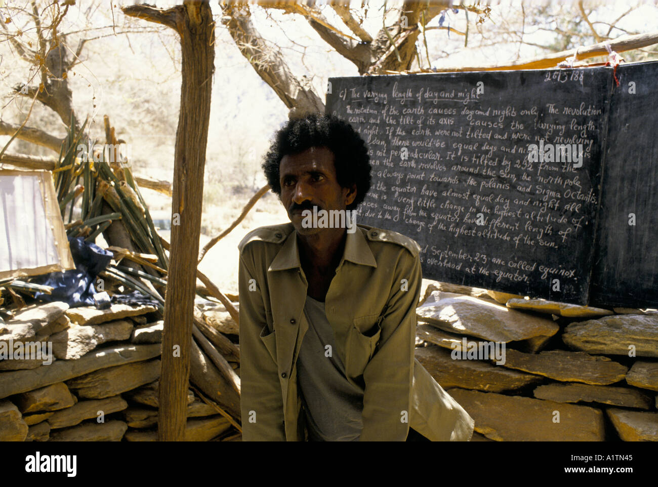 SCIENCE TEACHER ZERO ONE SCHOOL ERITREA,DURING THE WAR WITH ETHIOPIA.HE ...