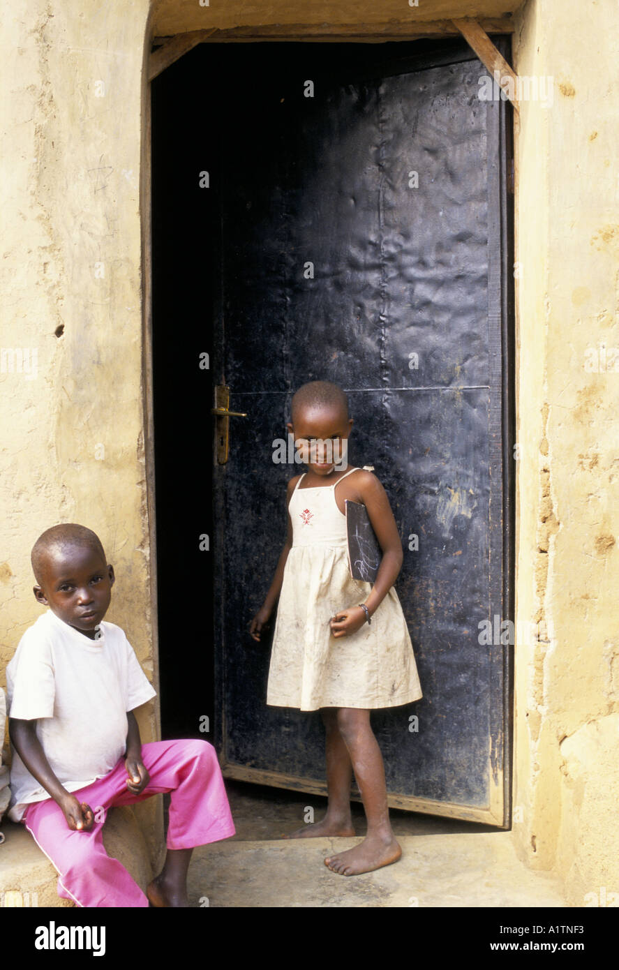 RWANDAN REUNION 1995 DAVID AND HIS GRANDMOTHER S YOUNGEST Stock Photo ...