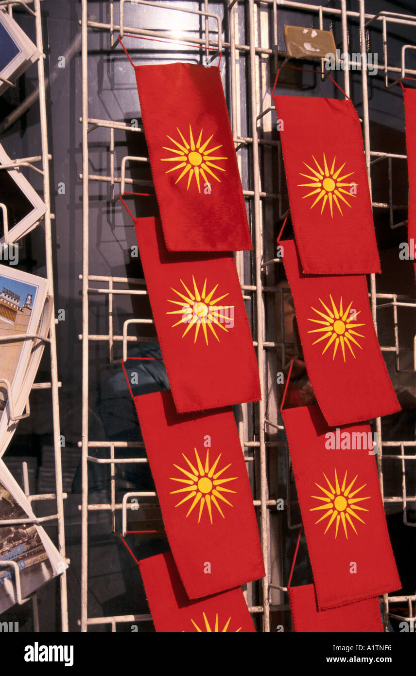 Macedonian flags hi-res stock photography and images - Alamy