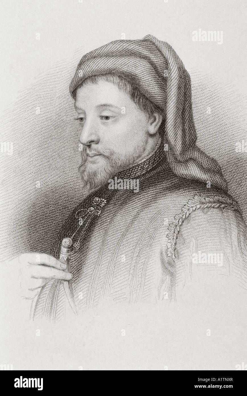 Geoffrey chaucer portrait hi-res stock photography and images - Alamy