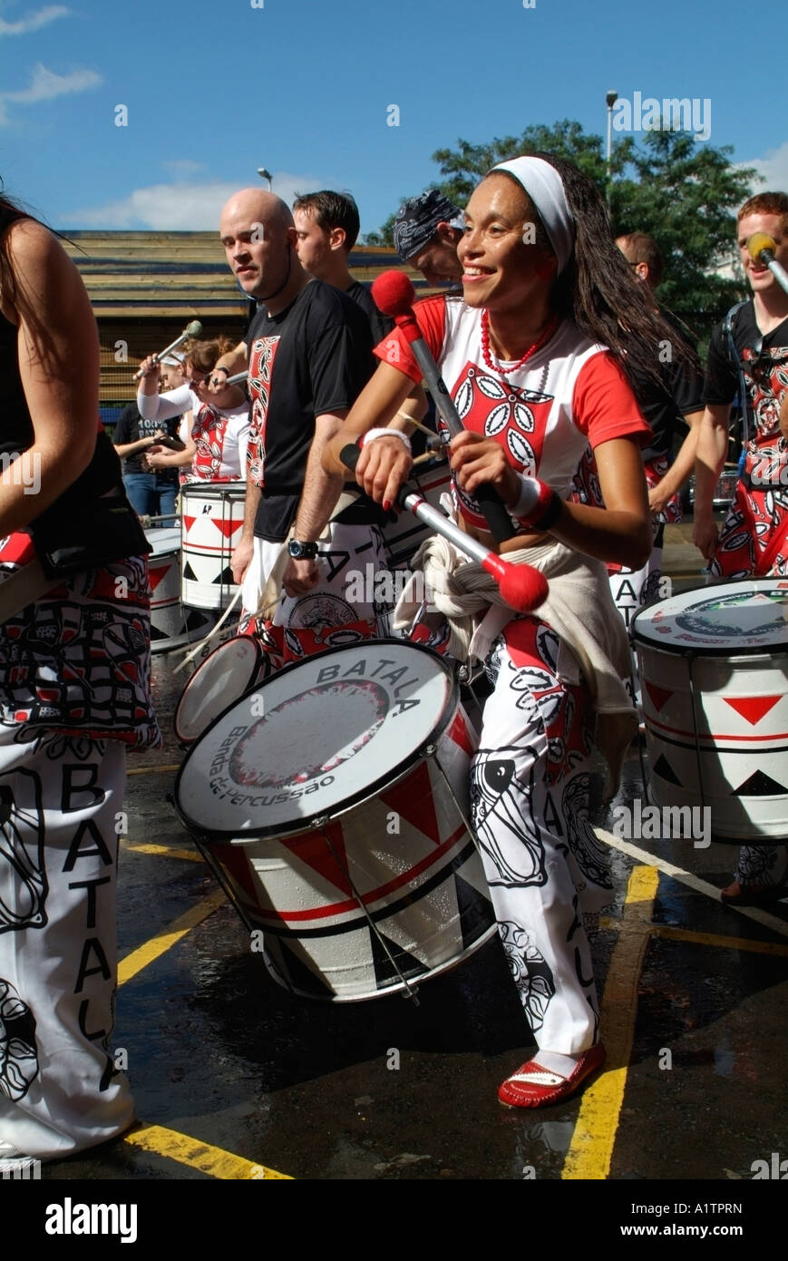 Batala Drummers at Notting Hill Carnival 2006 Stock Photo - Alamy