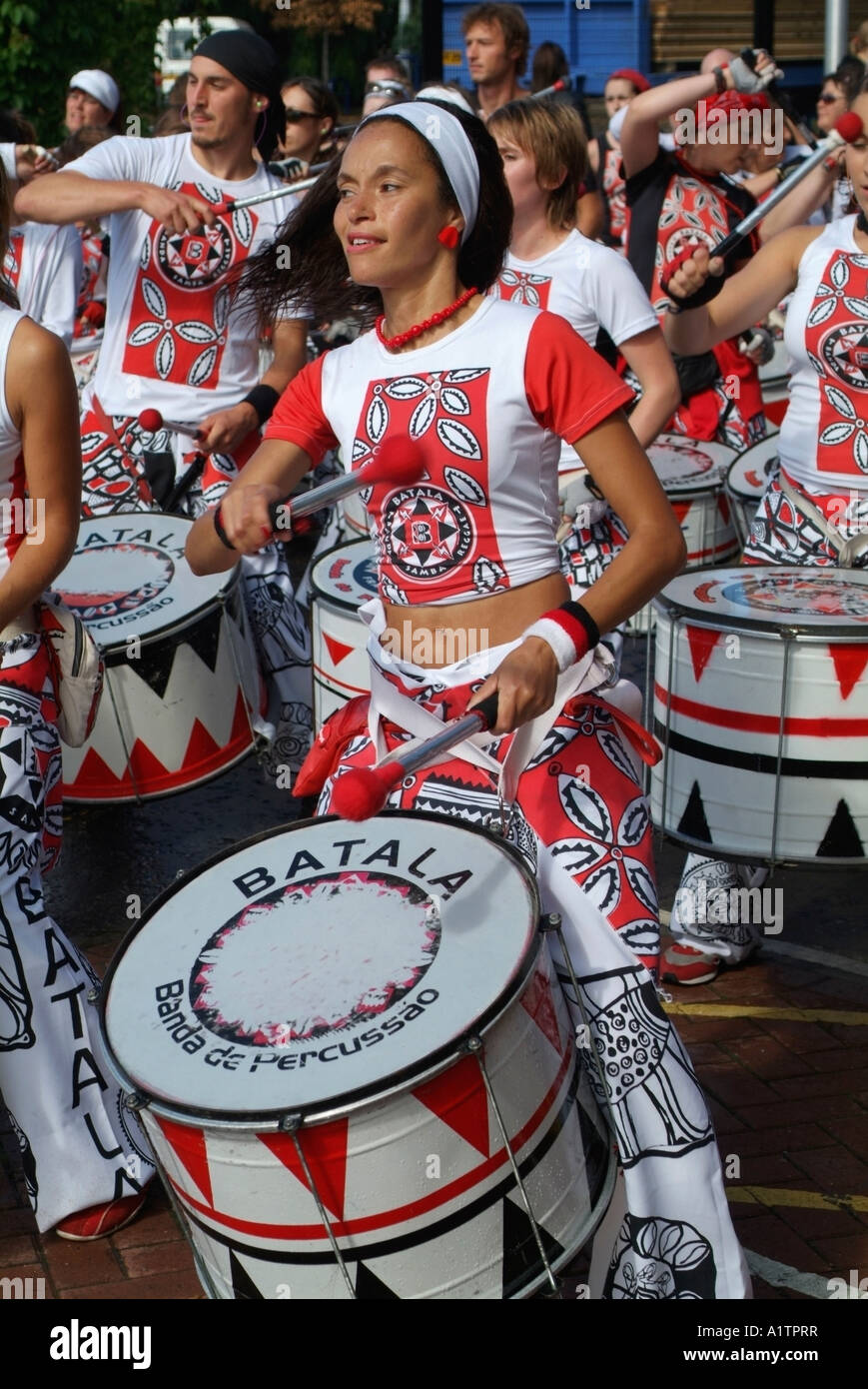 Batala Drummers at Notting Hill Carnival 2006 Stock Photo - Alamy