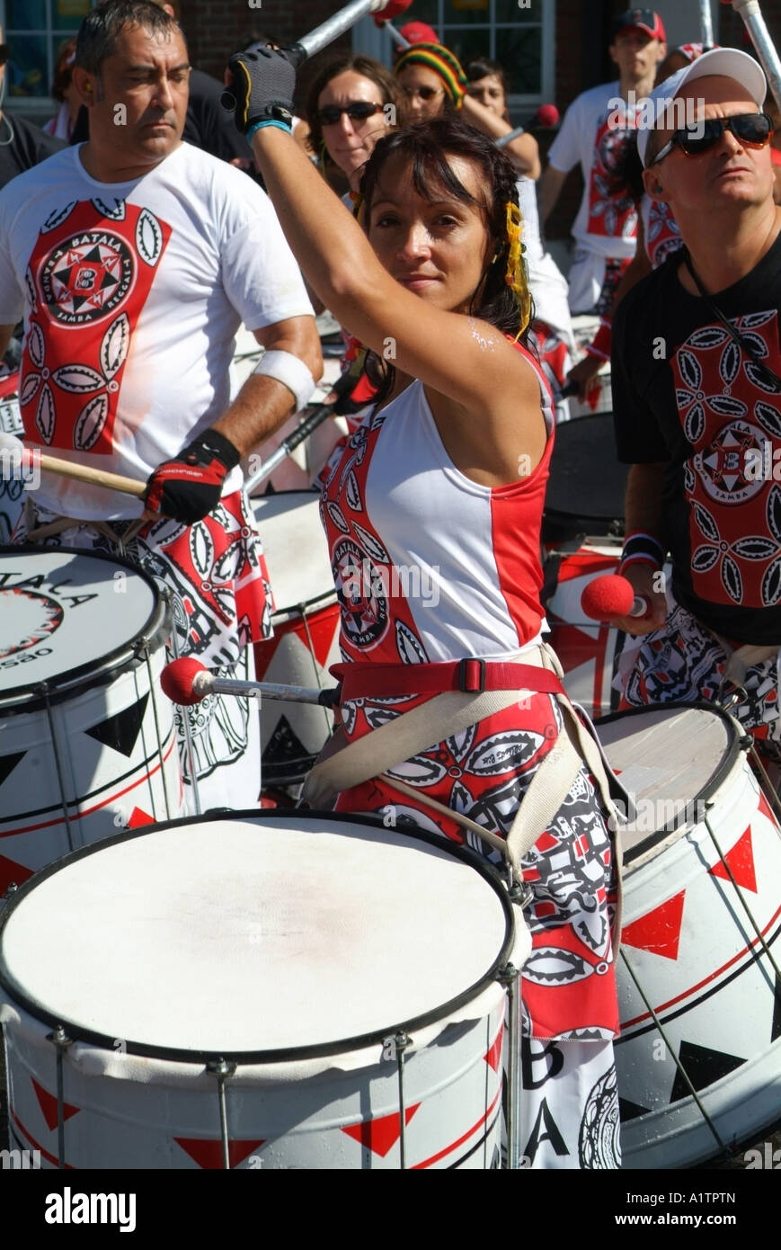 Batala Drummers at Notting Hill Carnival 2006 Stock Photo - Alamy