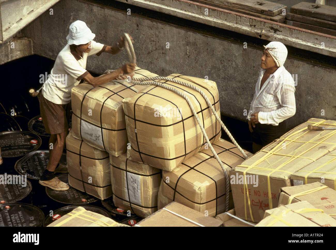 Cargo hold man ship hi-res stock photography and images - Alamy