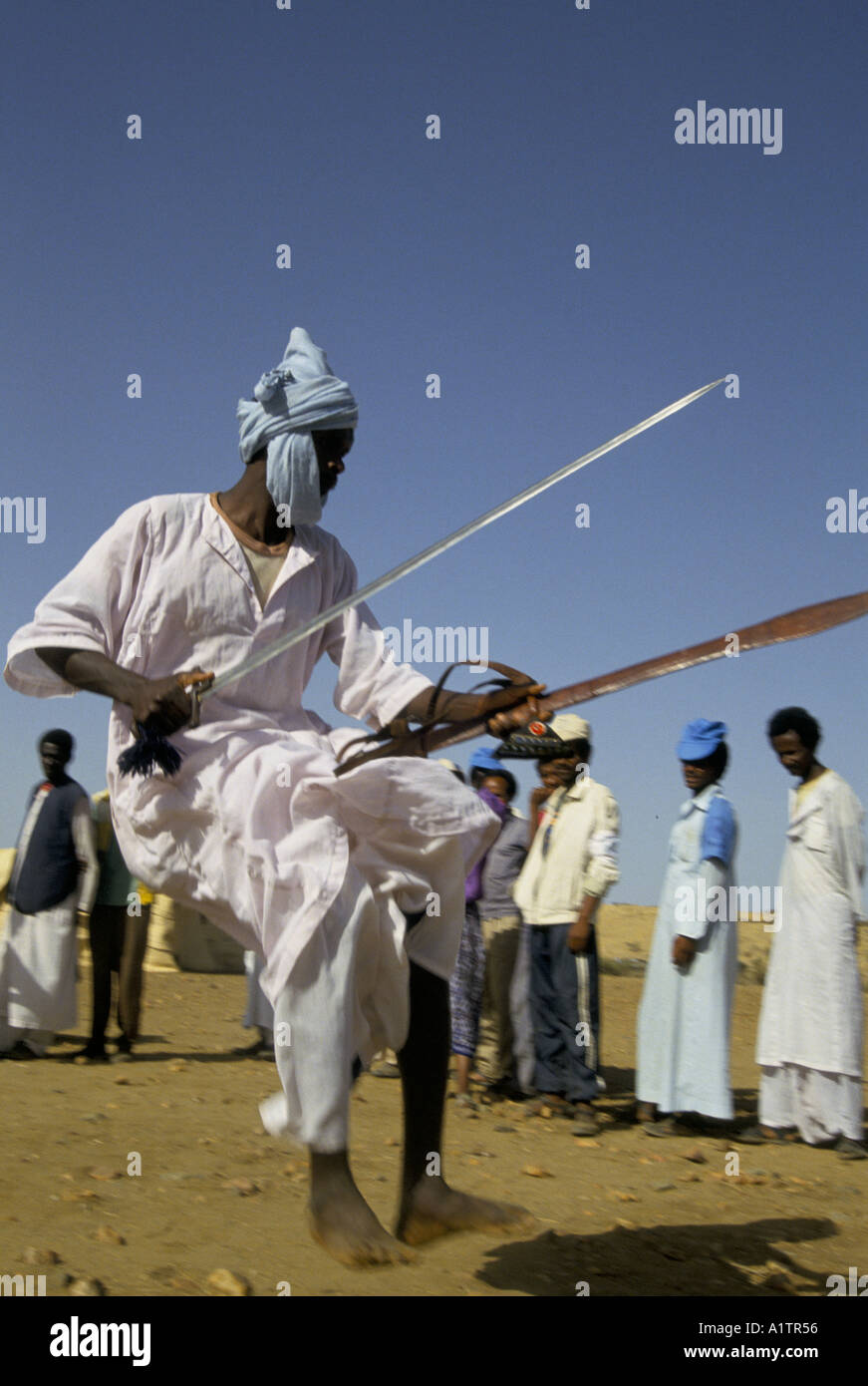 SWORD DANCERS CELEBRATING 1993 Stock Photo - Alamy