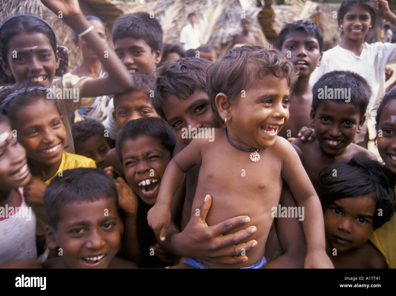 TAMIL children who have RETURNED FROM INDIA Stock Photo - Alamy