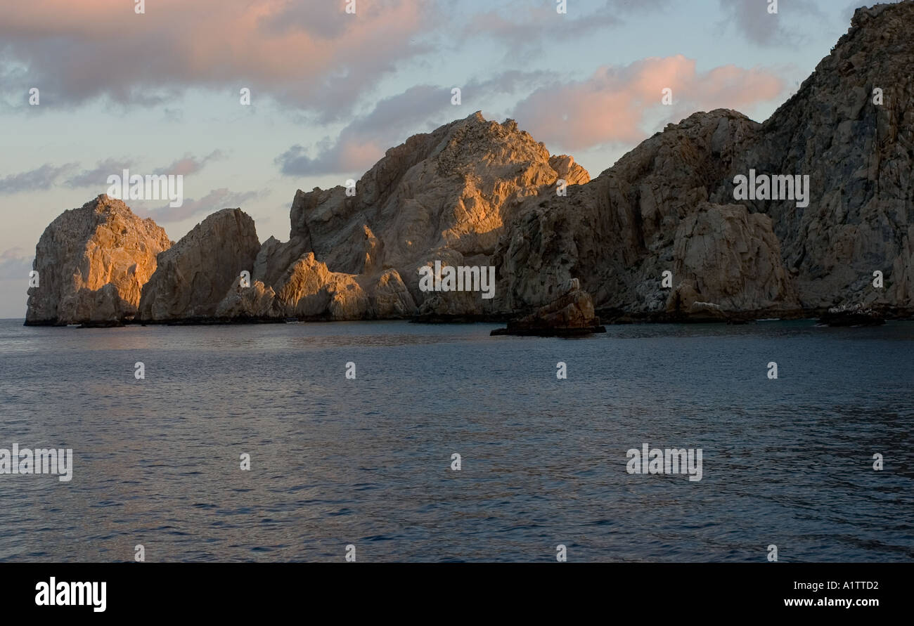 Rocks near El Arco at Sunset Cabo San Lucas Baja California Mexico ...