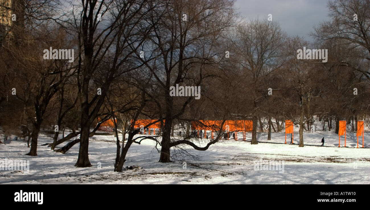 The Gates Central Park New York Stock Photo - Alamy
