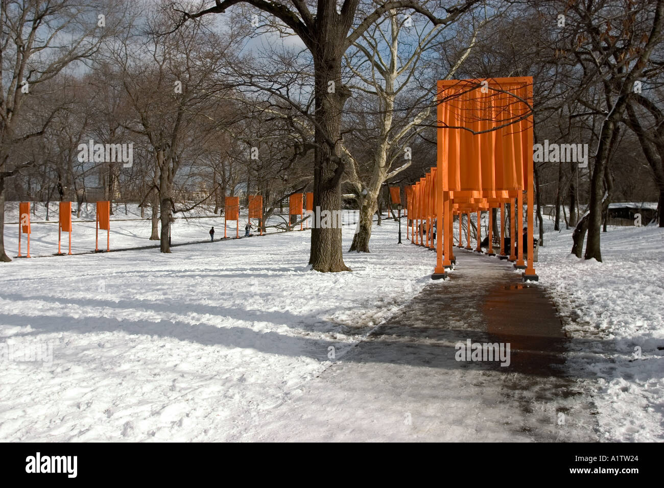 The Gates Central Park New York Stock Photo - Alamy