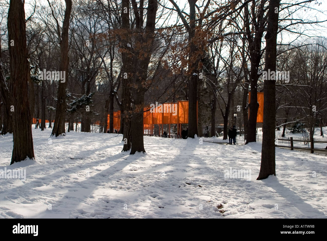 The Gates Central Park New York Stock Photo - Alamy