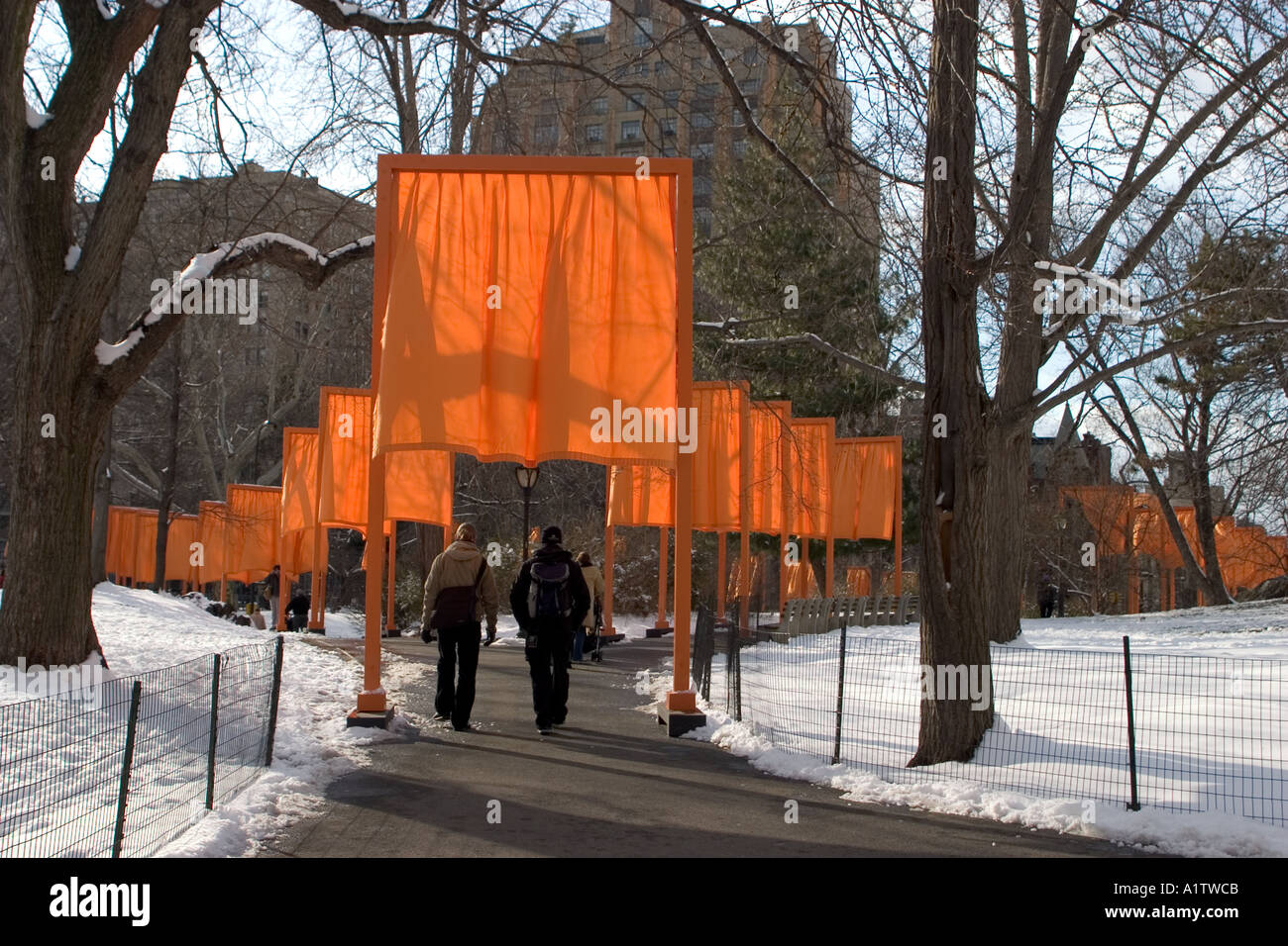 The Gates Central Park New York Stock Photo - Alamy