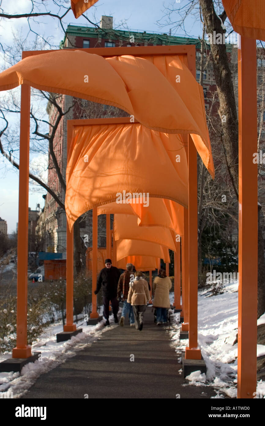 The Gates Central Park New York Stock Photo - Alamy