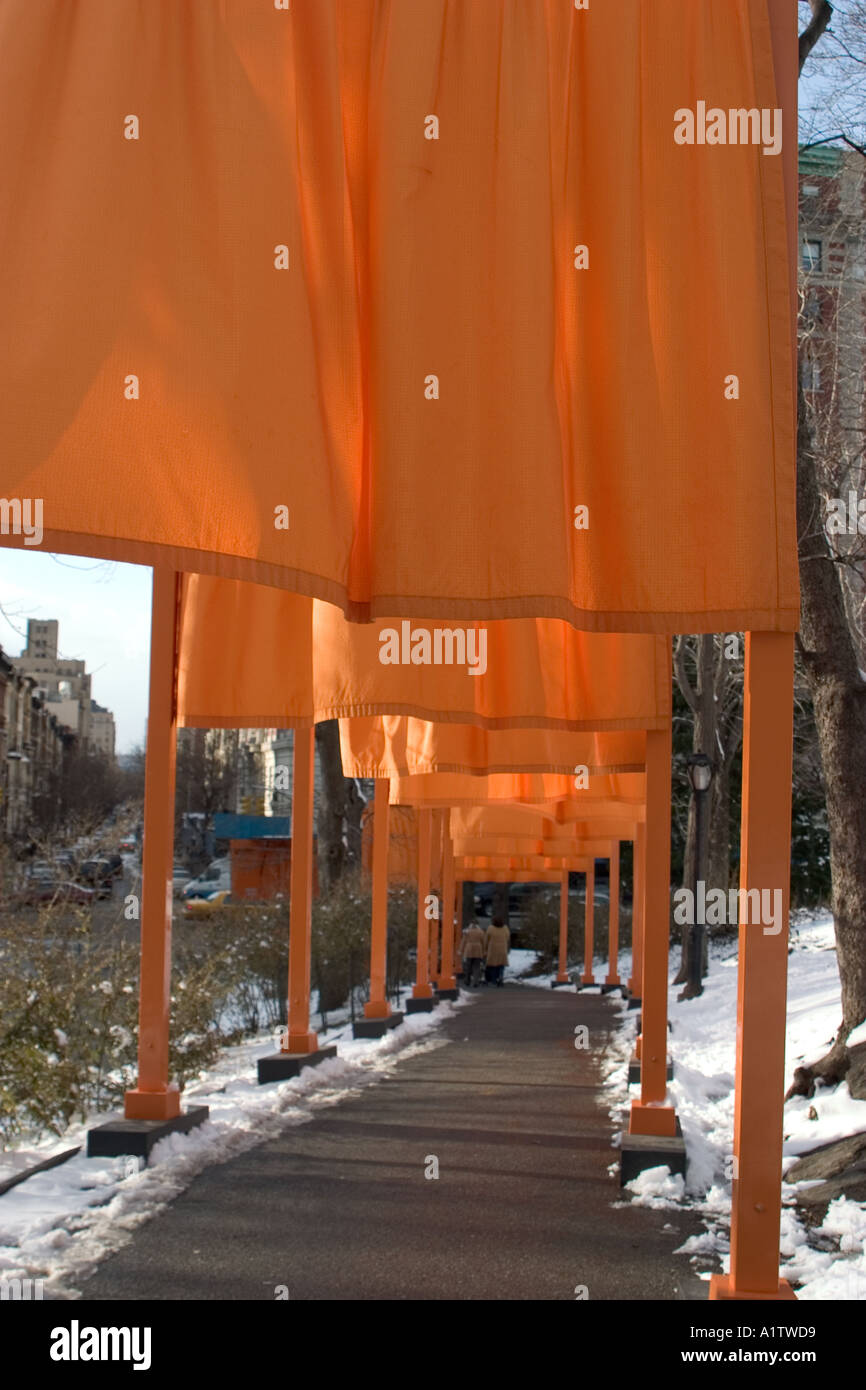 The Gates Central Park New York Stock Photo - Alamy