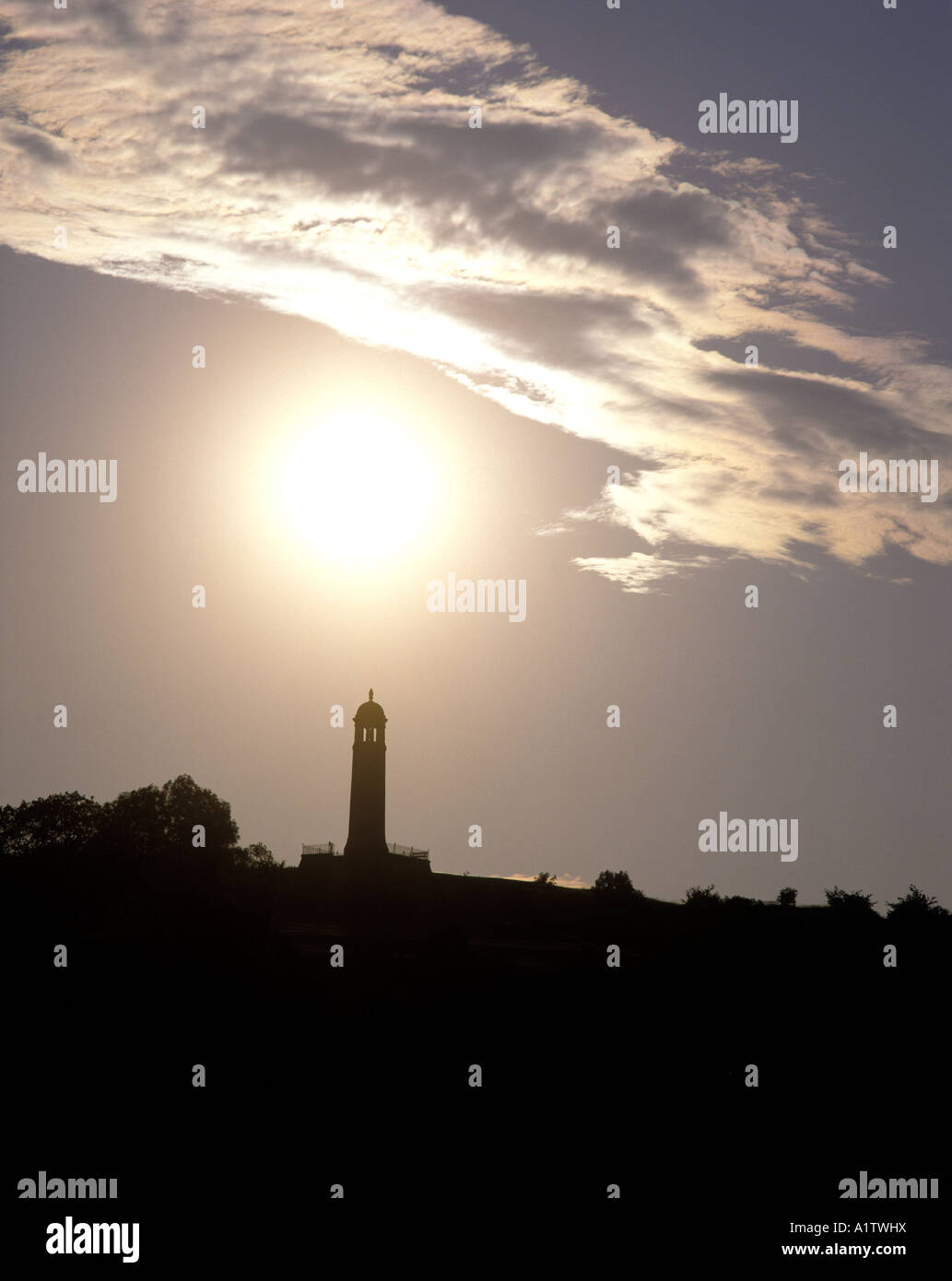 Crich stand war memorial overlooking hi-res stock photography and ...