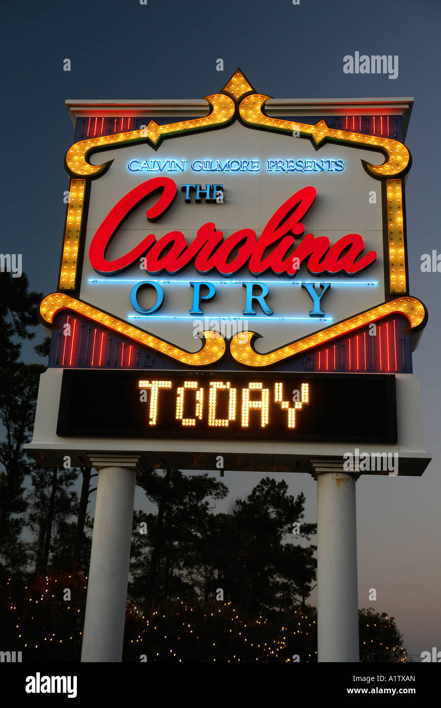 Carolina opry sign hi-res stock photography and images - Alamy