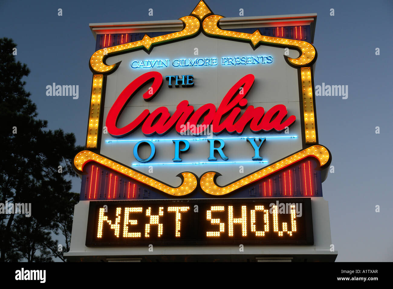 Carolina opry sign hi-res stock photography and images - Alamy