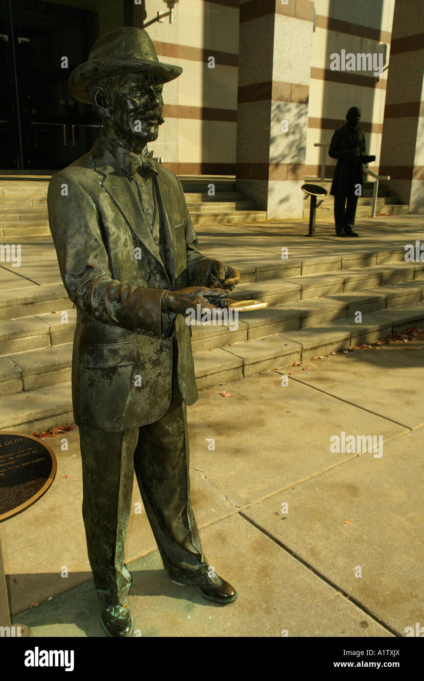 AJD55079, Raleigh, NC, North Carolina, Downtown, Thomas Day Statue ...
